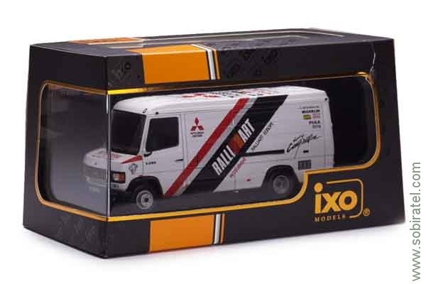 Mercedes-Benz 609 D техничка Mitsubishi Ralliart Europe 1990 (iXO 1:43)