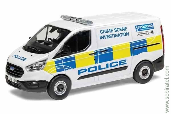 Ford Transit Custom Van North Yorkshire Police 2018 (Vanguards 1:43)